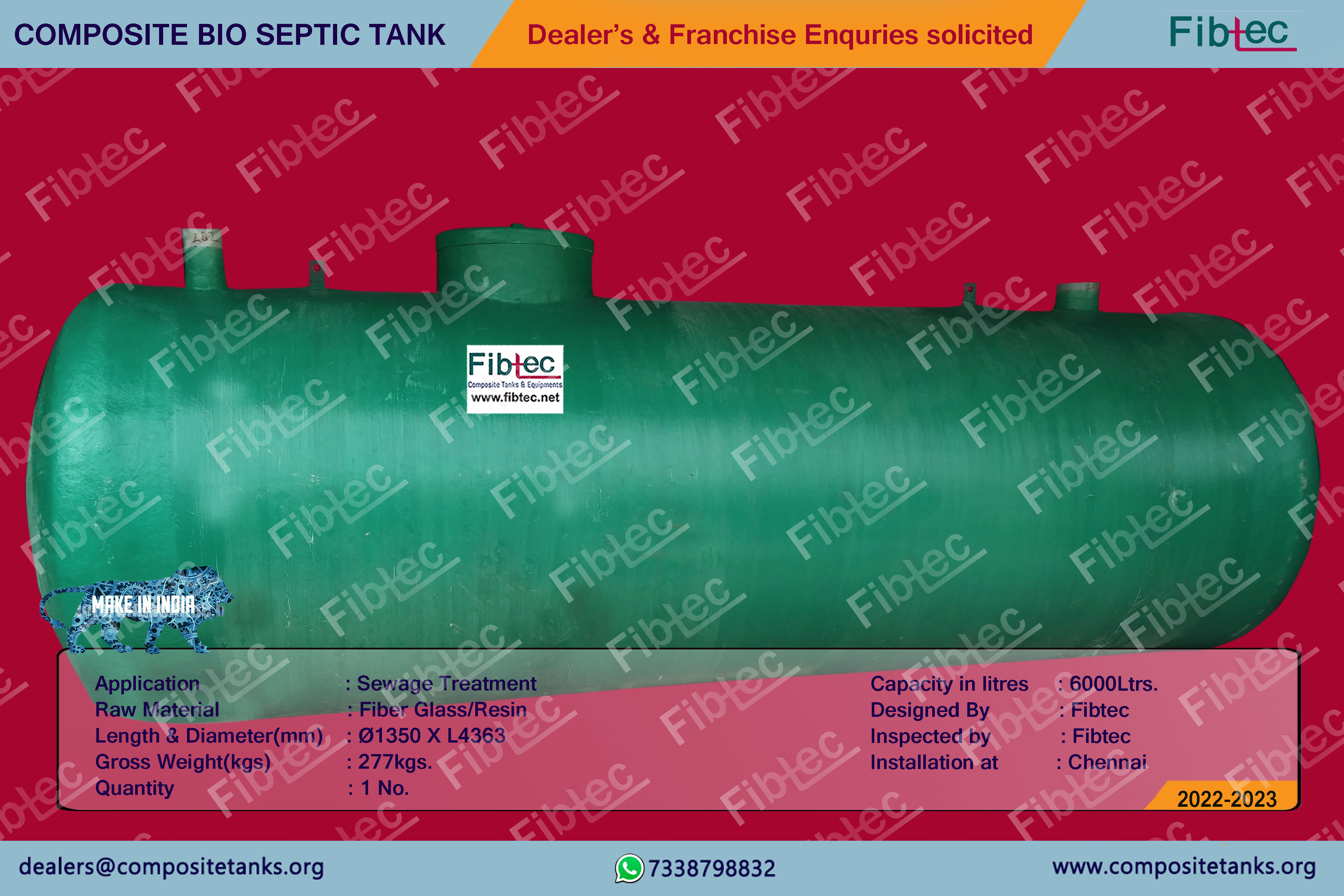 Bio Septic Tank – FRP Septic Tank